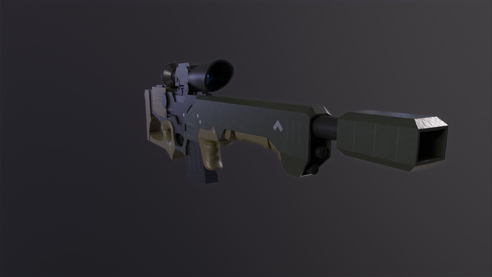 3D model Sniper Rifle VR / AR / low-poly | CGTrader