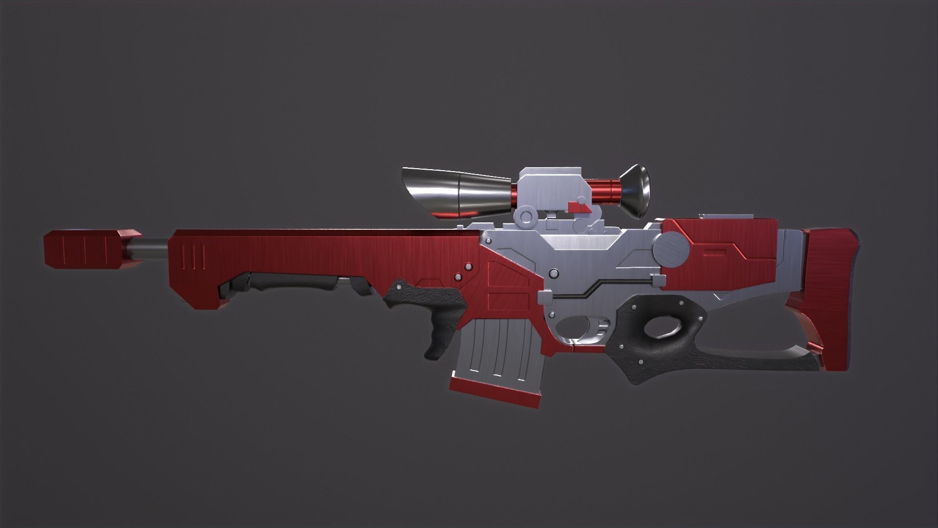 3D model Sniper Rifle VR / AR / low-poly | CGTrader