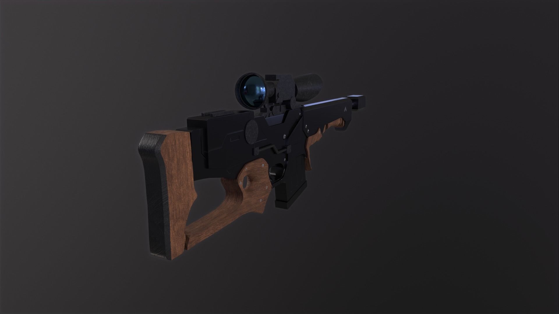 3D model Sniper Rifle VR / AR / low-poly | CGTrader