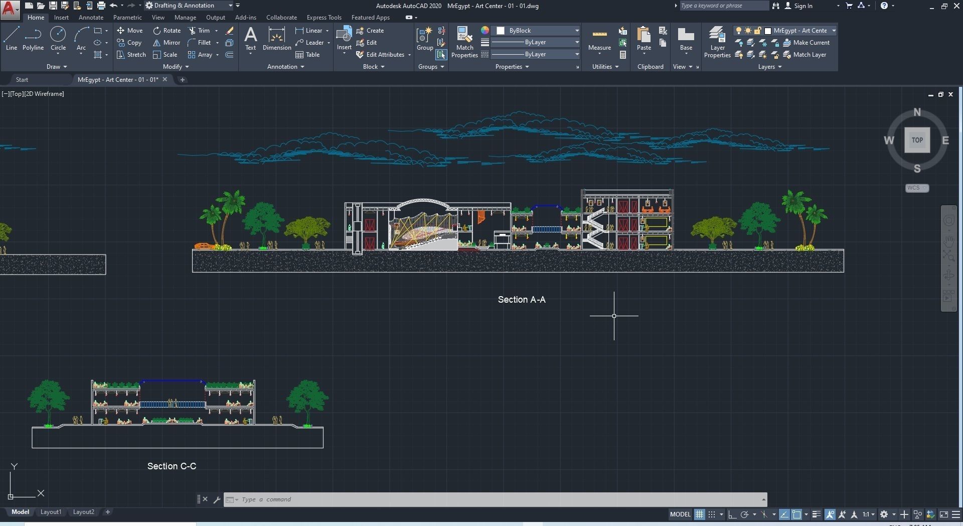 0032 - Art Center - 2021 - 01 - Design 01 - 2D Plans - 3D Files 3D ...