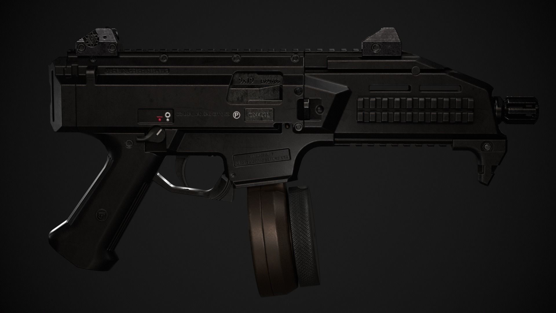3D model CZ Scorpion VR / AR / low-poly | CGTrader