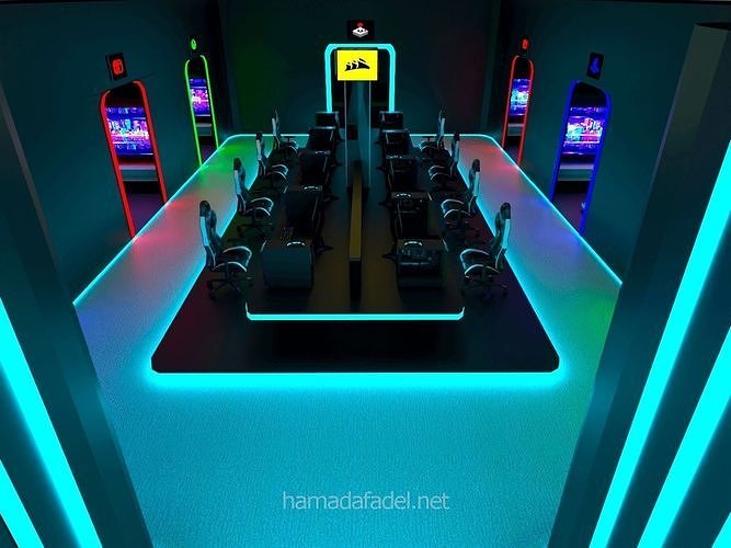 3D model Gaming Center VR / AR / low-poly | CGTrader