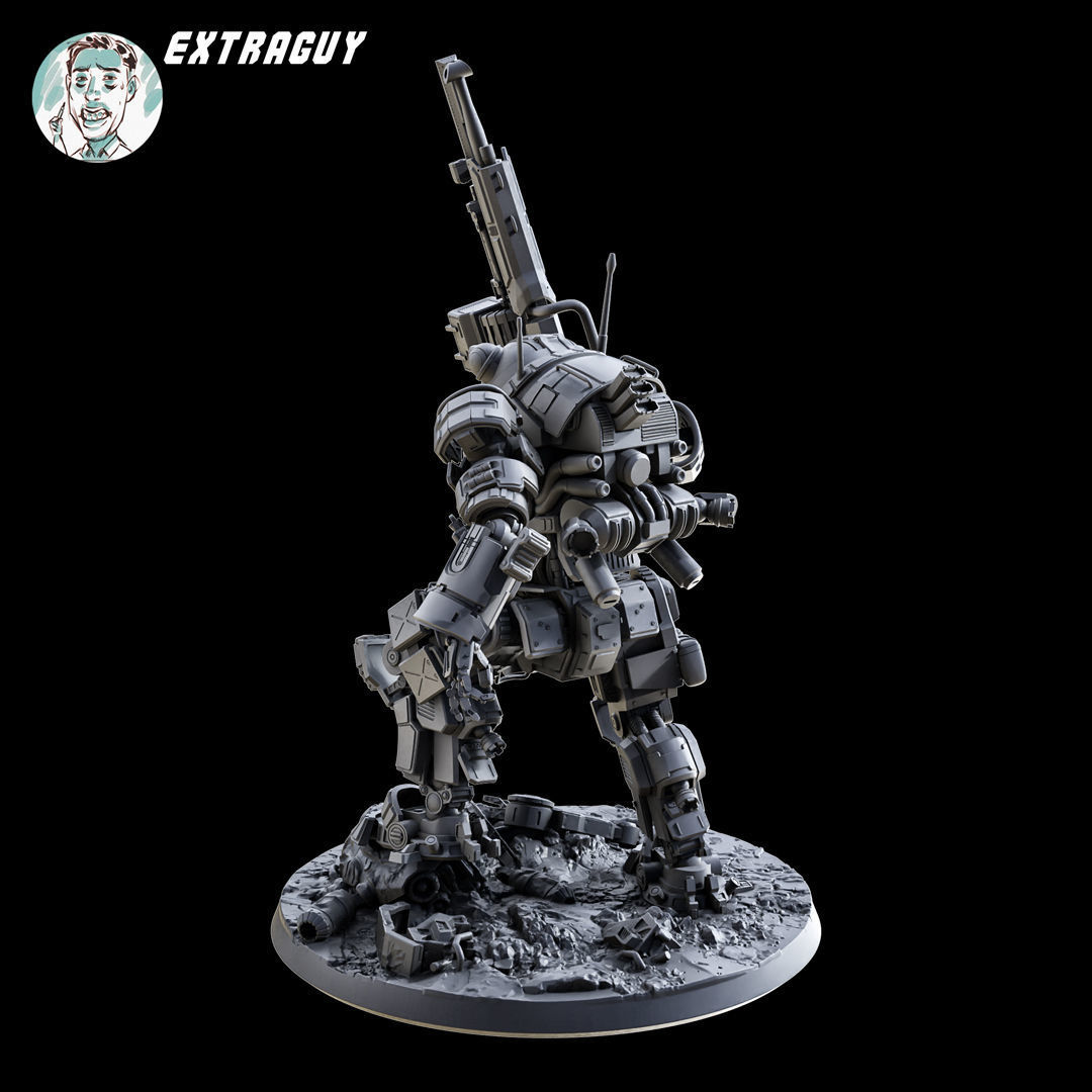 Titanfall Ogre 75mm 3D model 3D printable | CGTrader