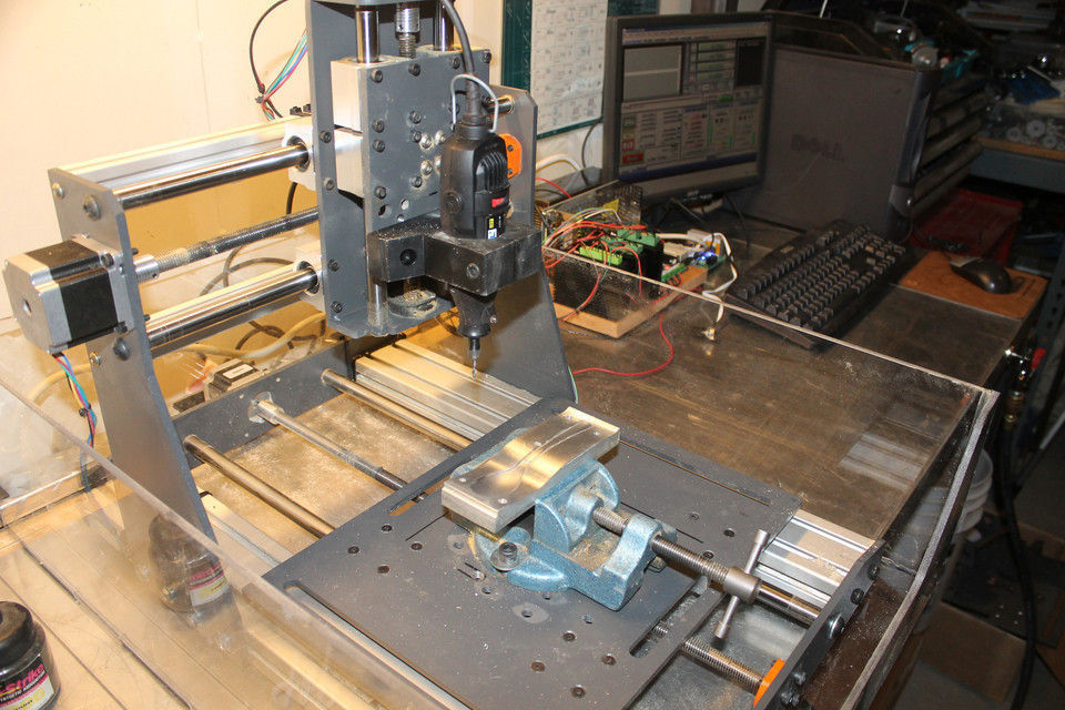 CNC router benchtop mill free 3D model | CGTrader