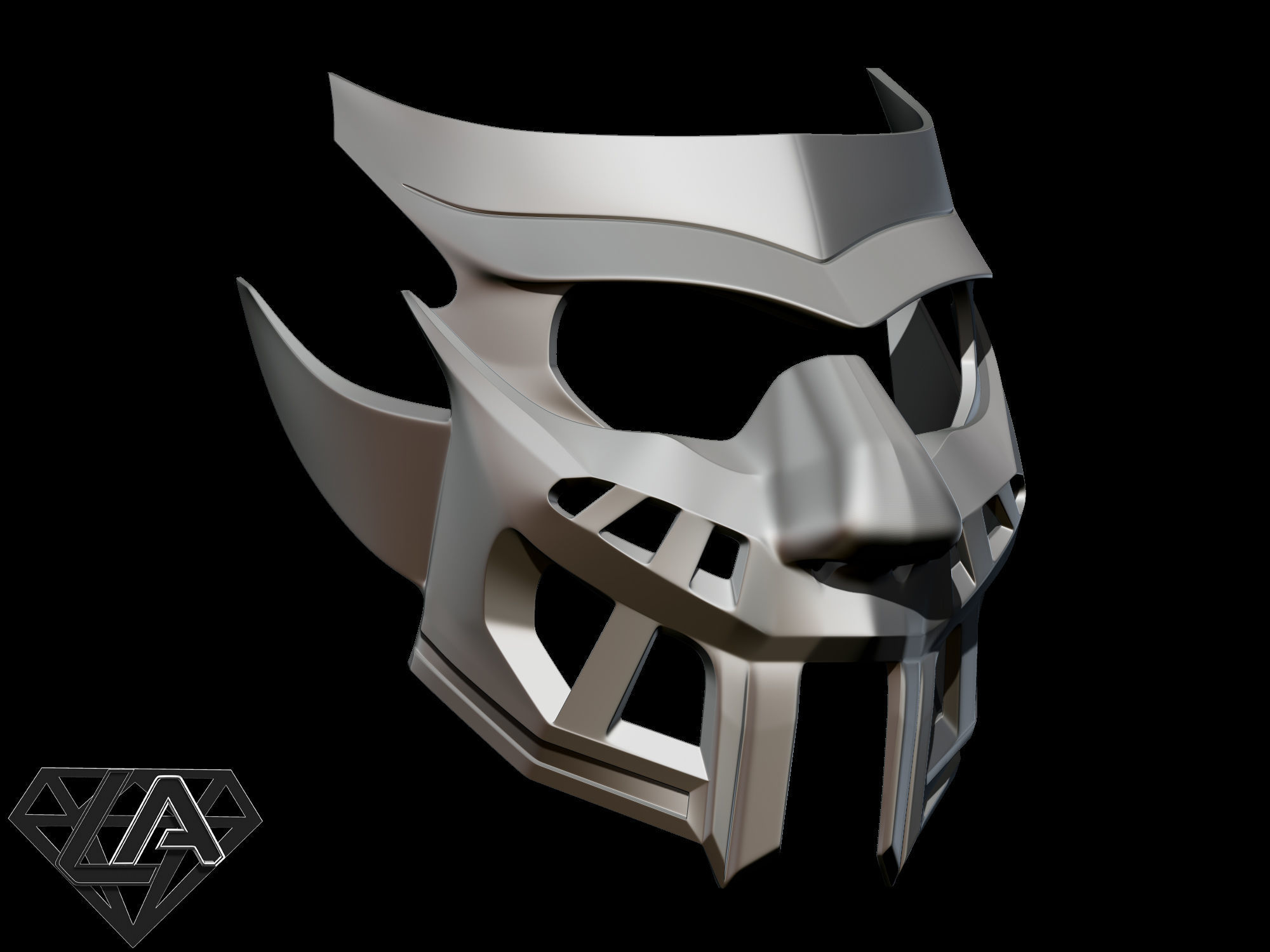 Predator gladiator mask 3D model 3D printable | CGTrader
