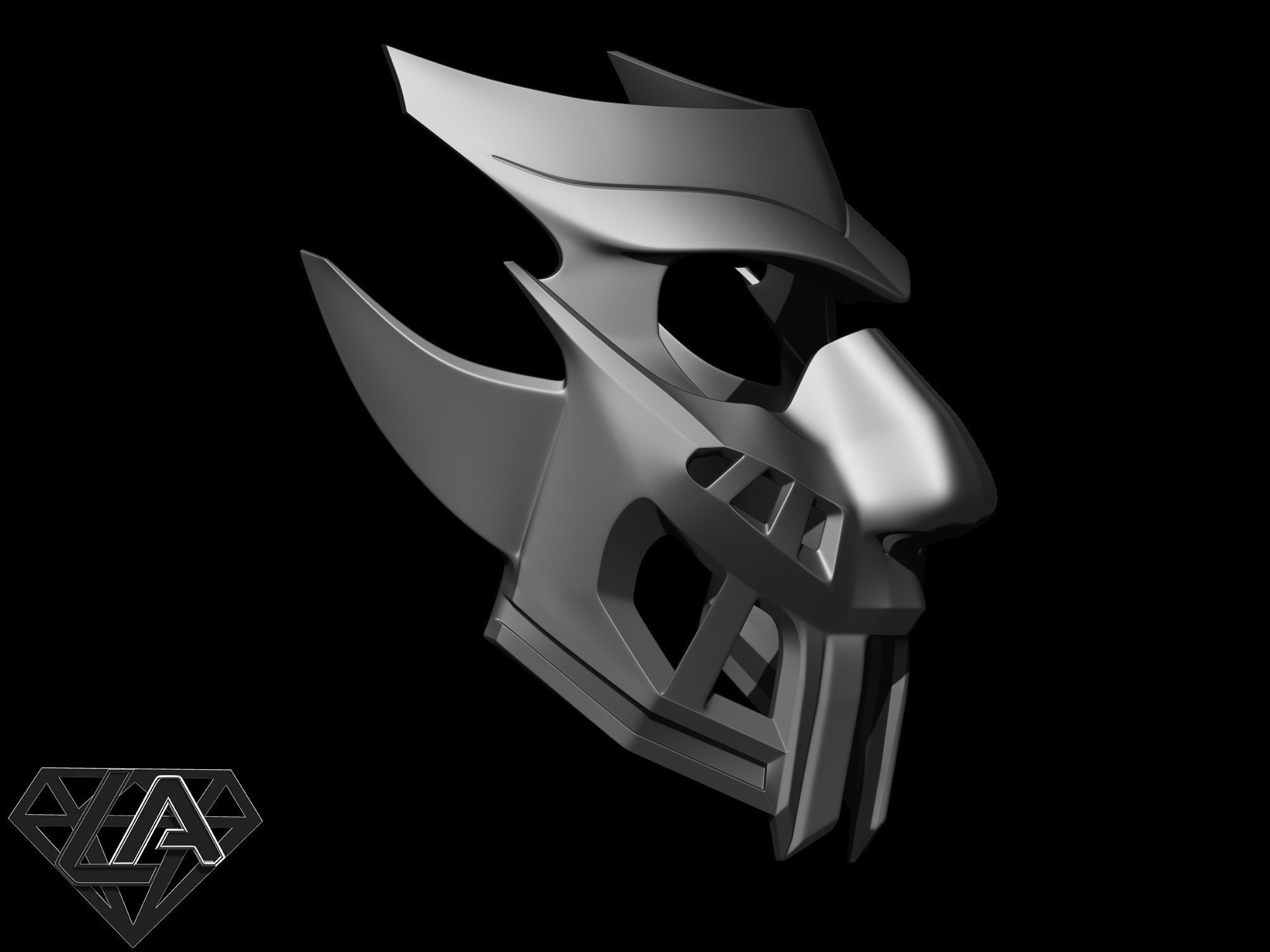 Predator gladiator mask 3D model 3D printable | CGTrader