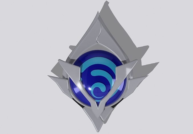 Snezhnaya Hydro Vision Genshin Impact 3D model 3D printable | CGTrader