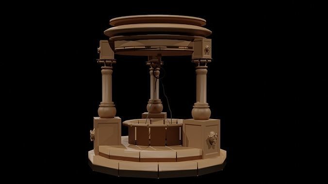 water well 3d model free 3D model | CGTrader
