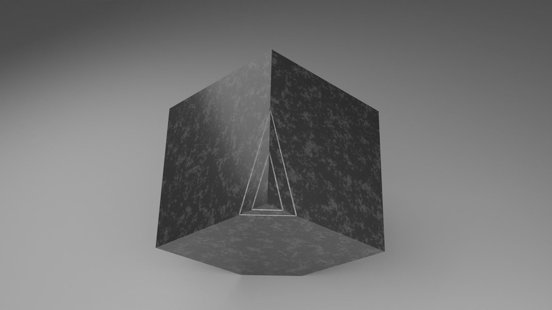 3D model Minimalist Analogue Cube Clock VR / AR / low-poly | CGTrader