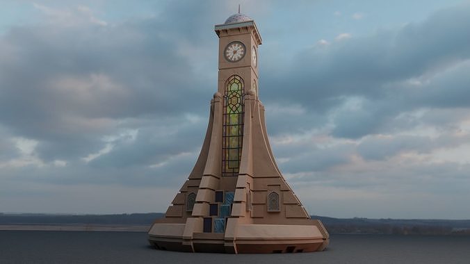 SQU Tower in 3D 3D model | CGTrader