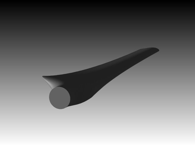 Wind Turbine Blade free 3D model | CGTrader