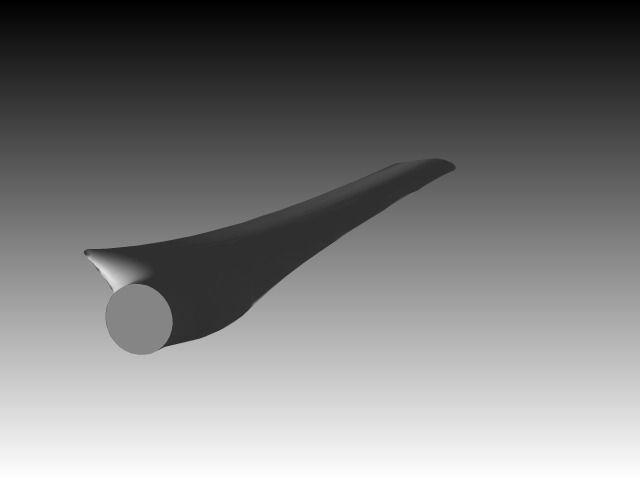 Wind Turbine Blade free 3D Model STL STP | CGTrader.com