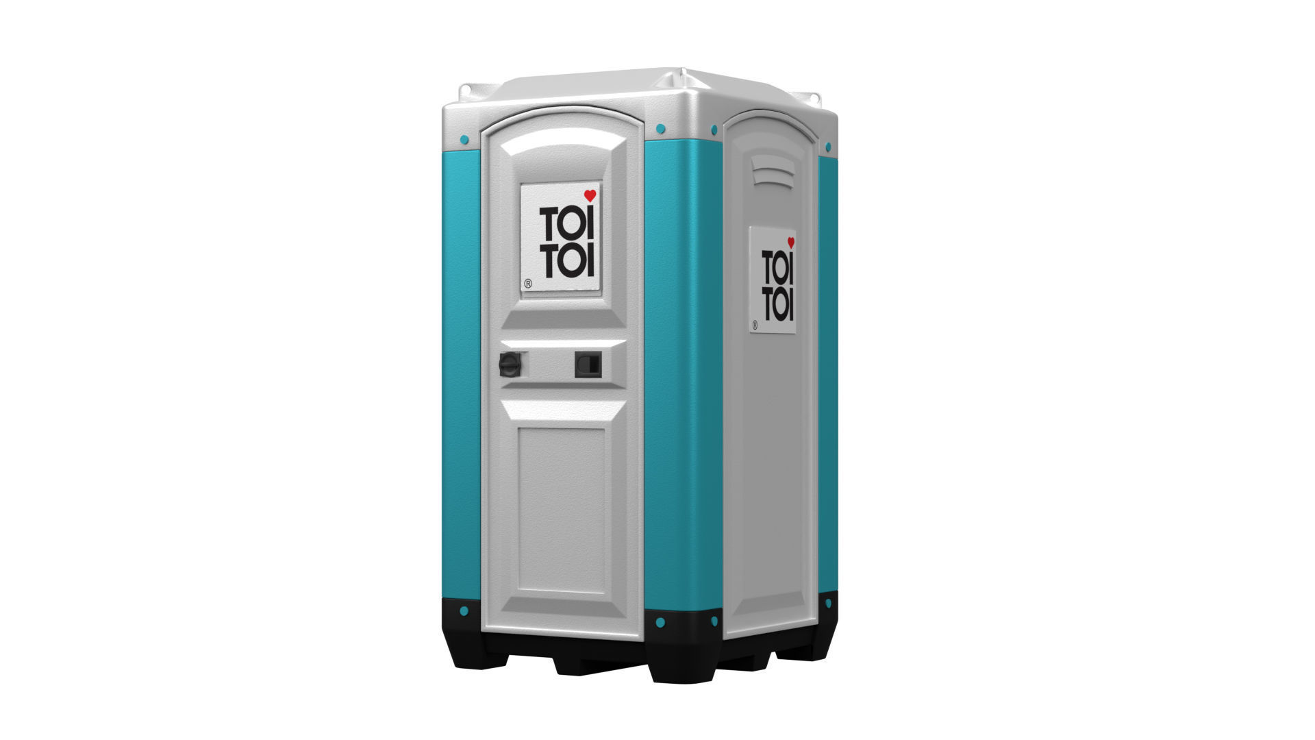 Toi Toi Portable Toilet 3D model | CGTrader