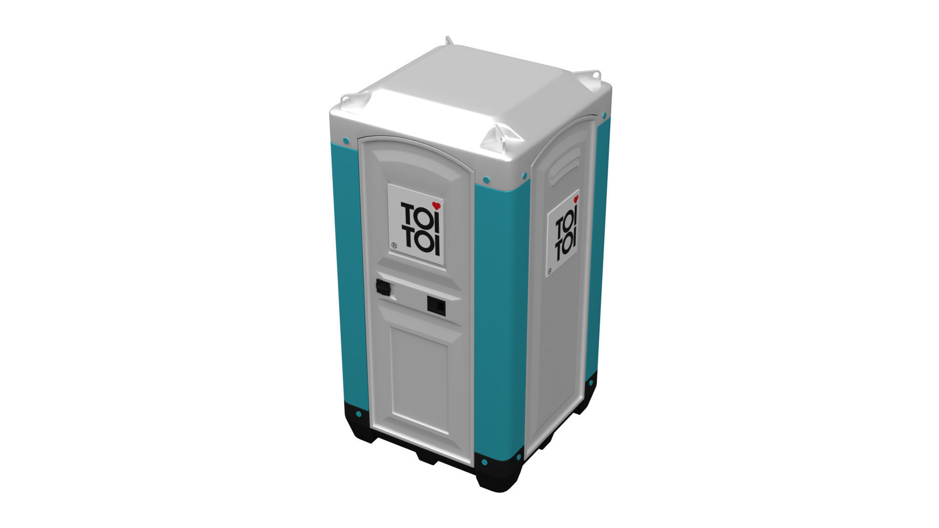 Toi Toi Portable Toilet 3D model | CGTrader