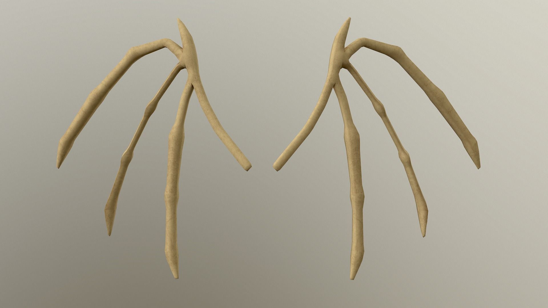 3D model Bone Demon Wing VR / AR / low-poly | CGTrader