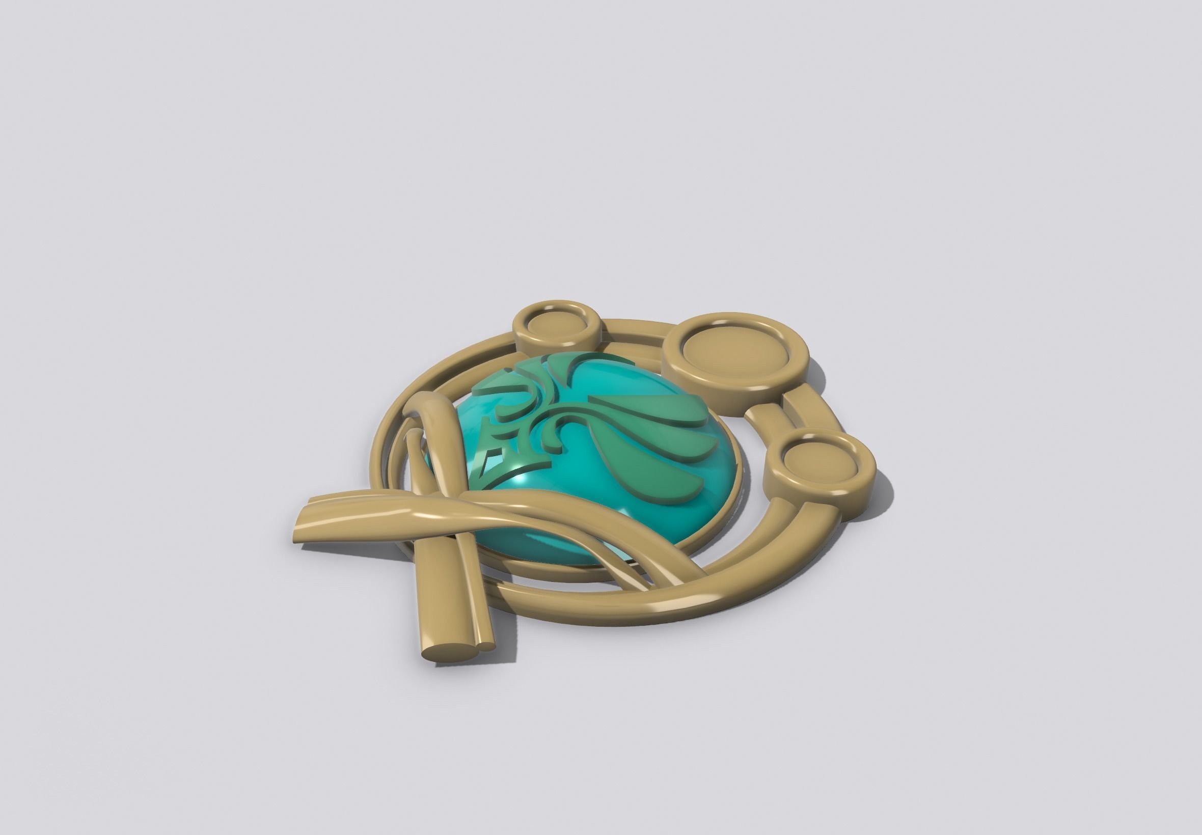 Inazuma Anemo Vision Genshin Impact 3D model 3D printable | CGTrader