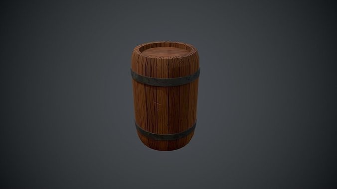 FREE Gameasset Barrel free VR / AR / low-poly 3D model | CGTrader