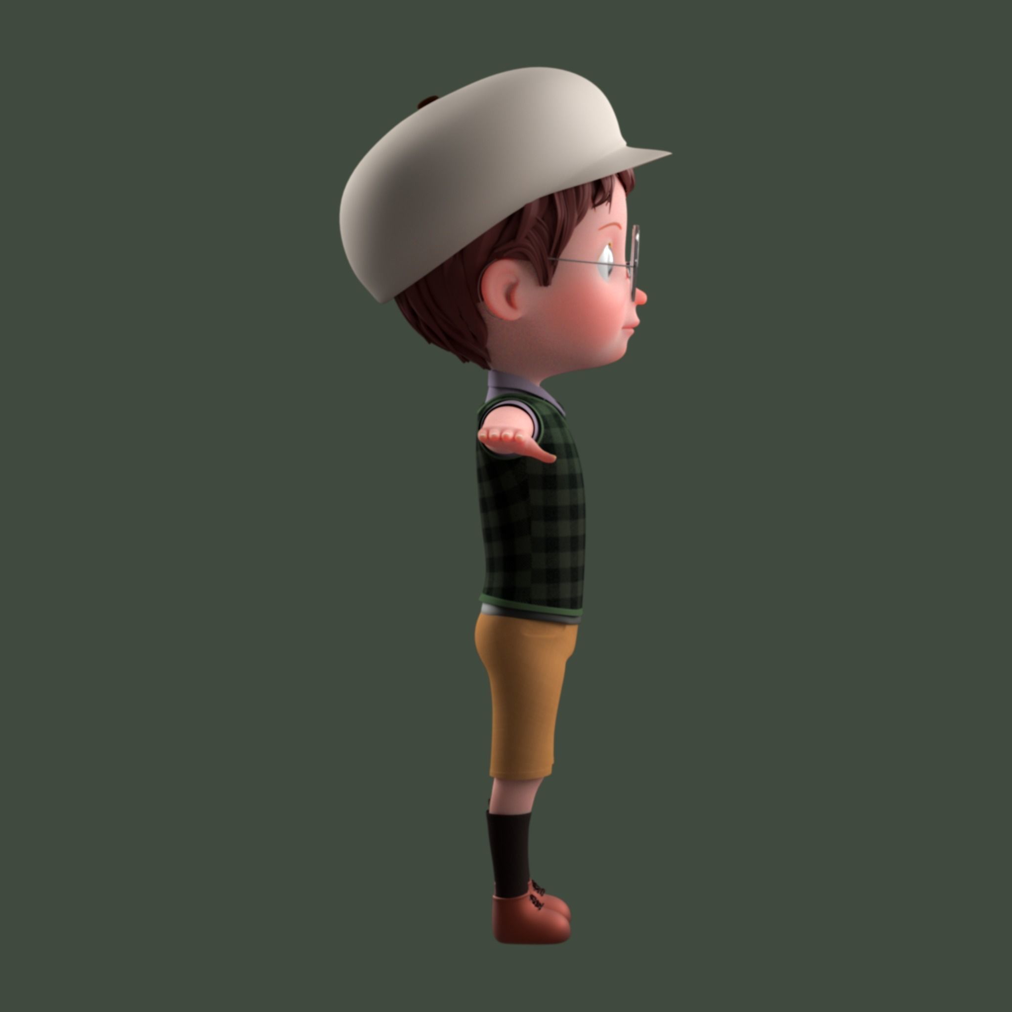Cartoon Boy Rigged 3D model rigged | CGTrader