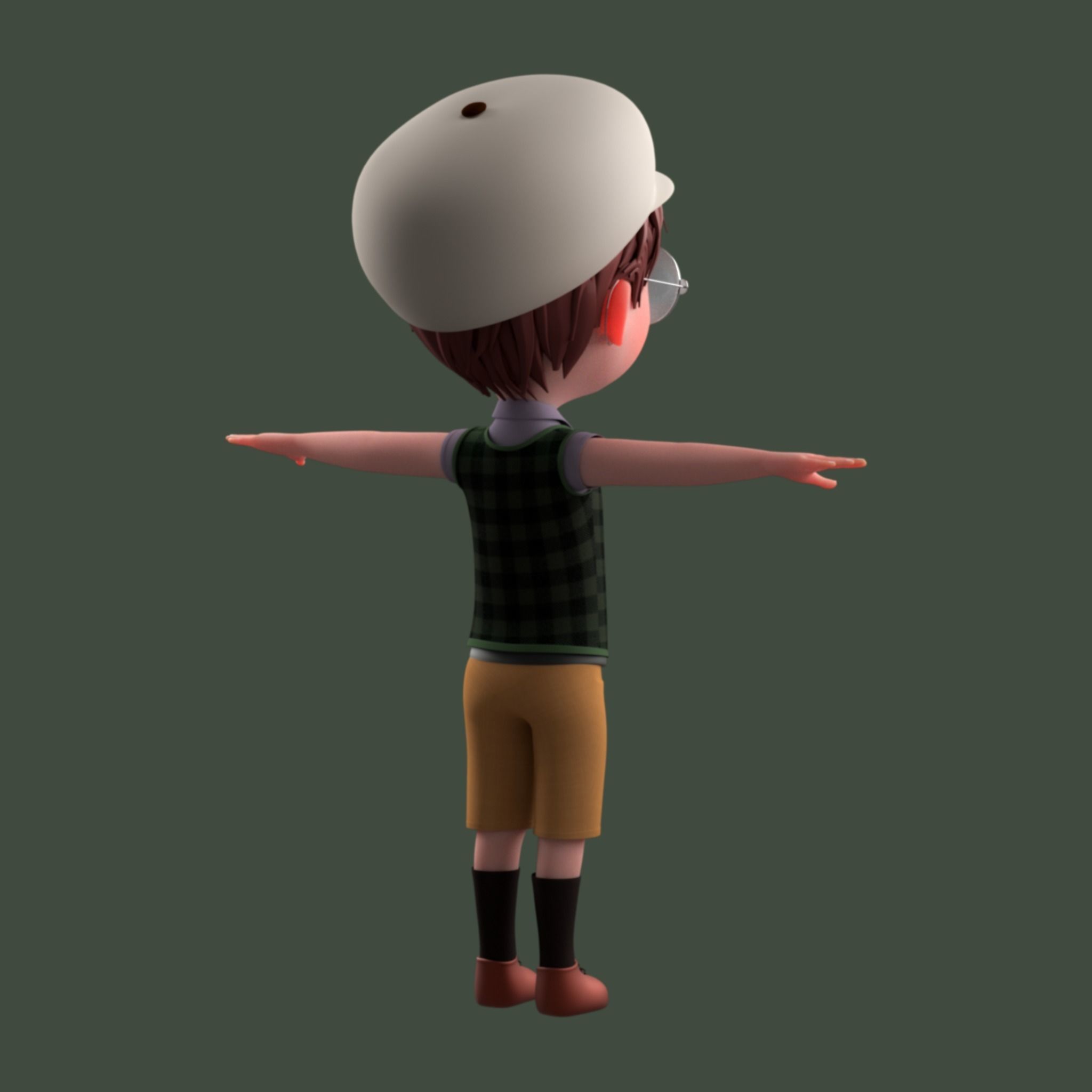 Cartoon Boy Rigged 3D model rigged | CGTrader