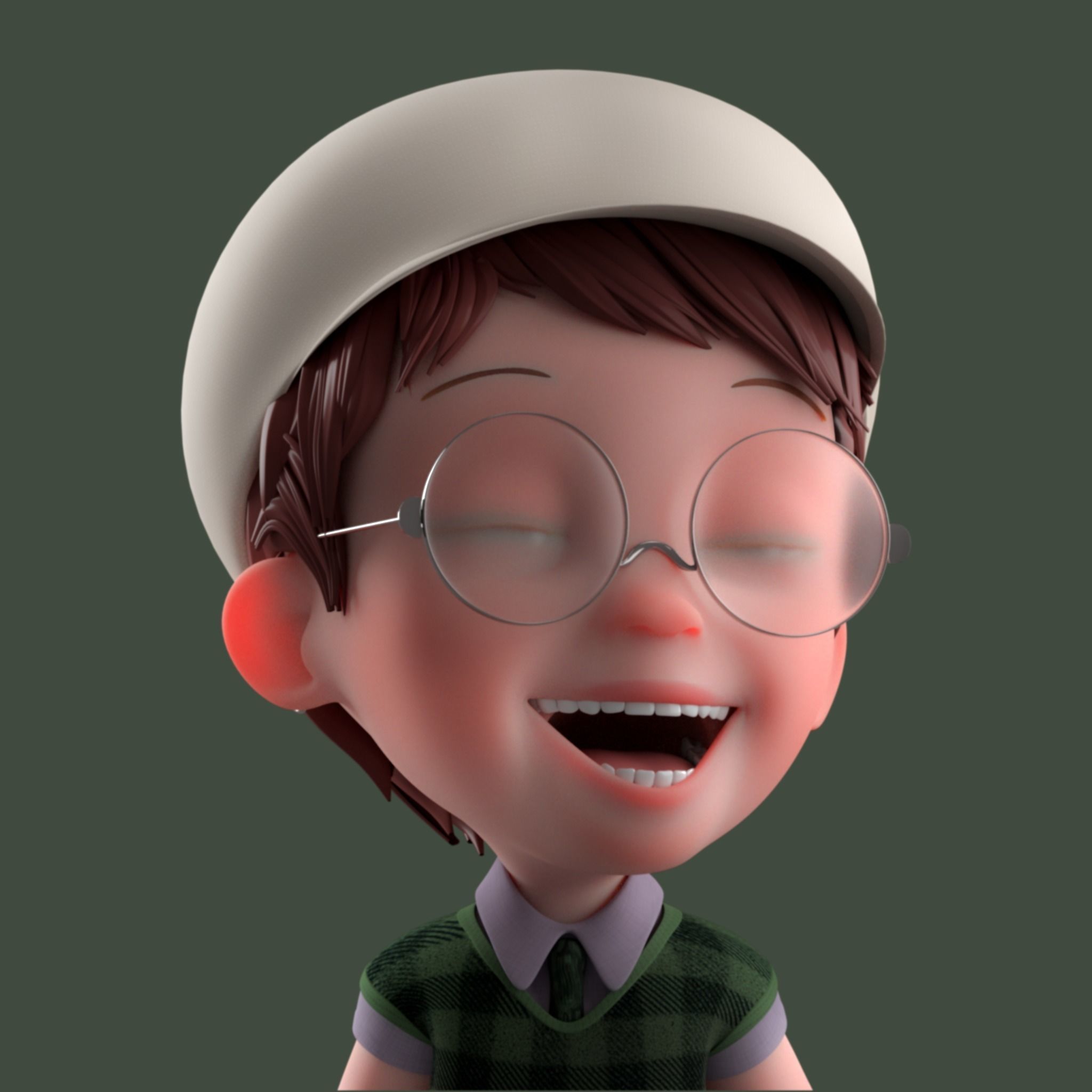 Cartoon Boy Rigged 3D model rigged | CGTrader