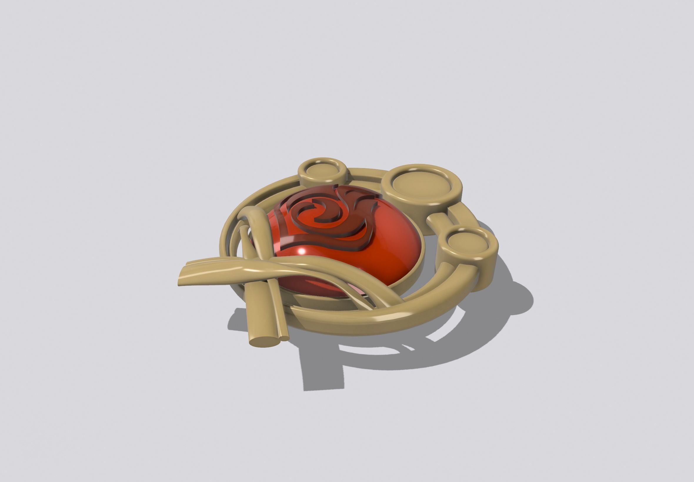 Inazuma Pyro Vision Genshin Impact 3D model 3D printable | CGTrader