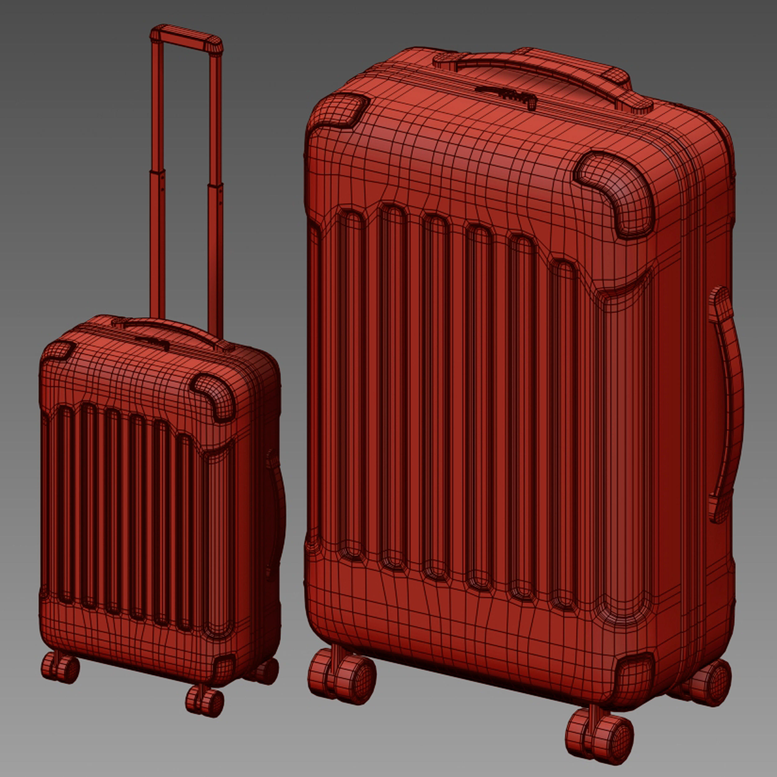 Travel bag suitcase case 3D model | CGTrader