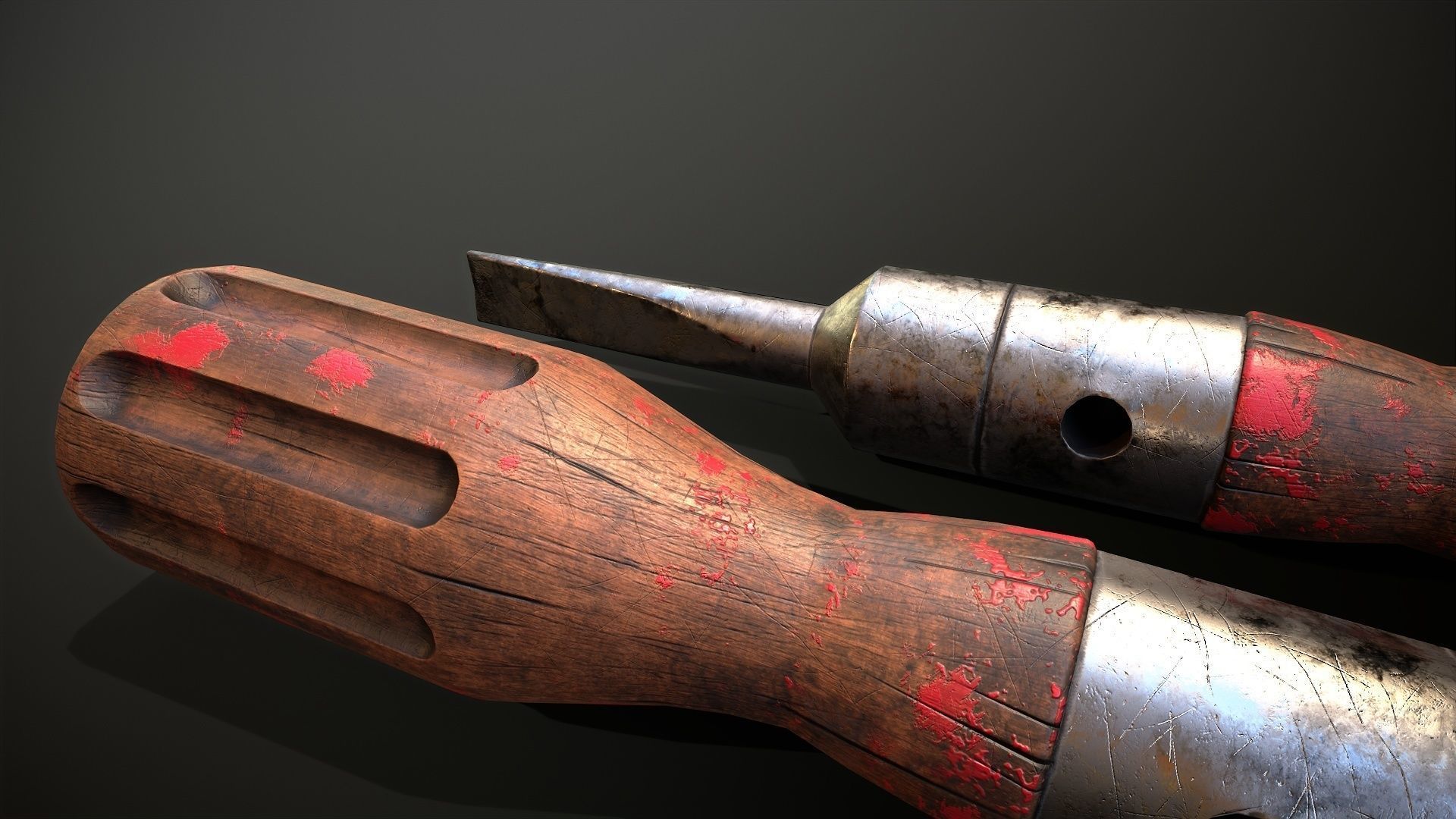 3D model Screw Driver lowpoly model VR / AR / low-poly | CGTrader