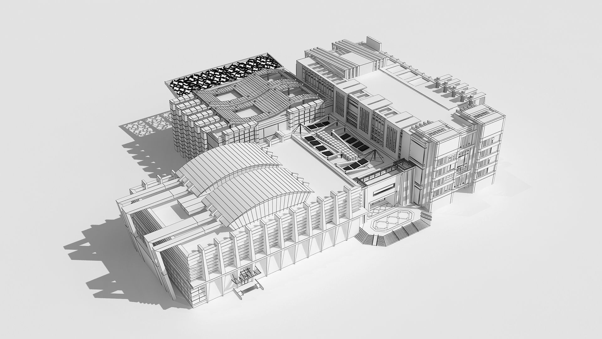 0036 - Art Center - 2021 - 01 - Design 05 - 2D Plans - 3D Files 3D ...