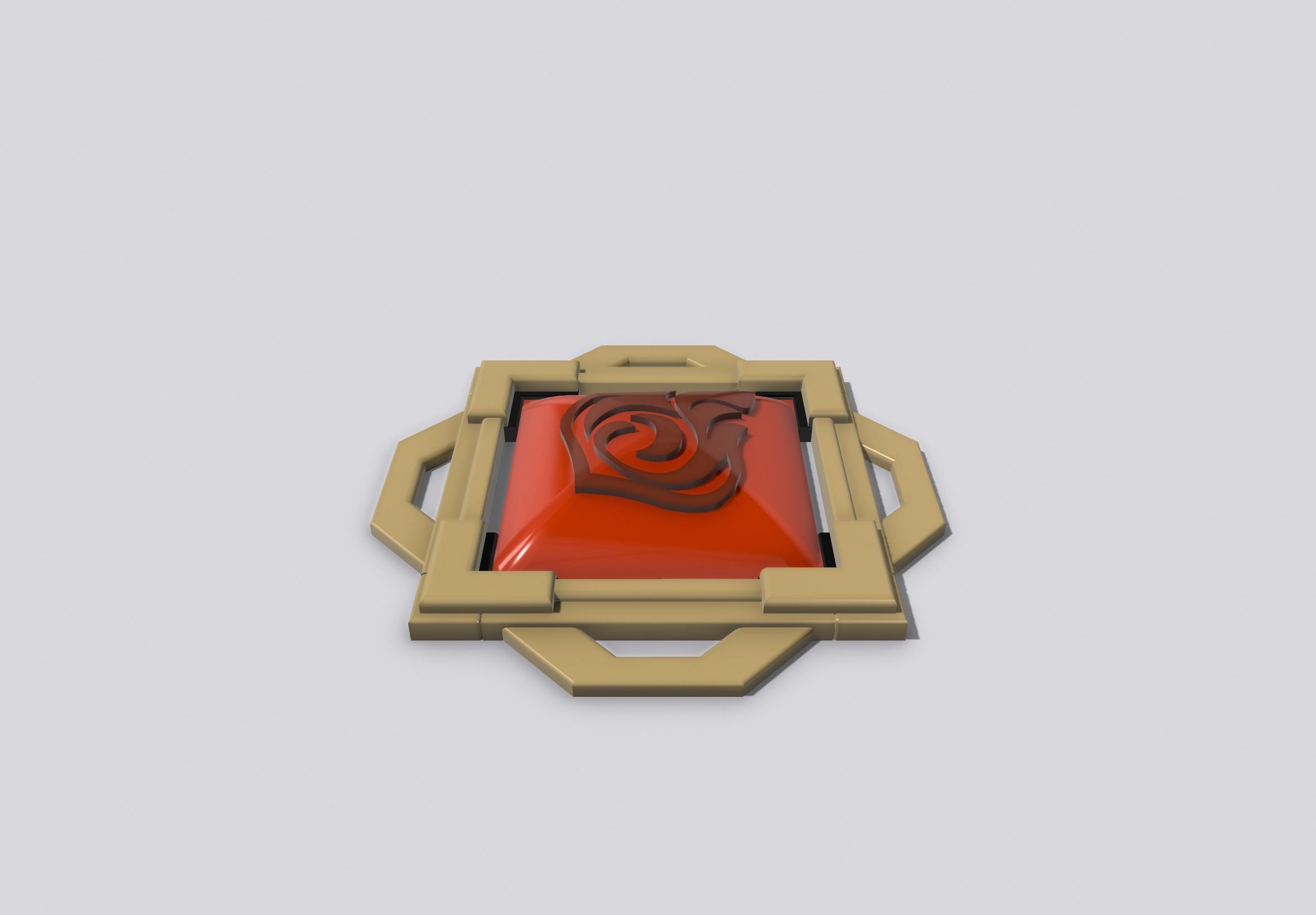 Liyue Pyro Vision Genshin Impact 3D model 3D printable | CGTrader