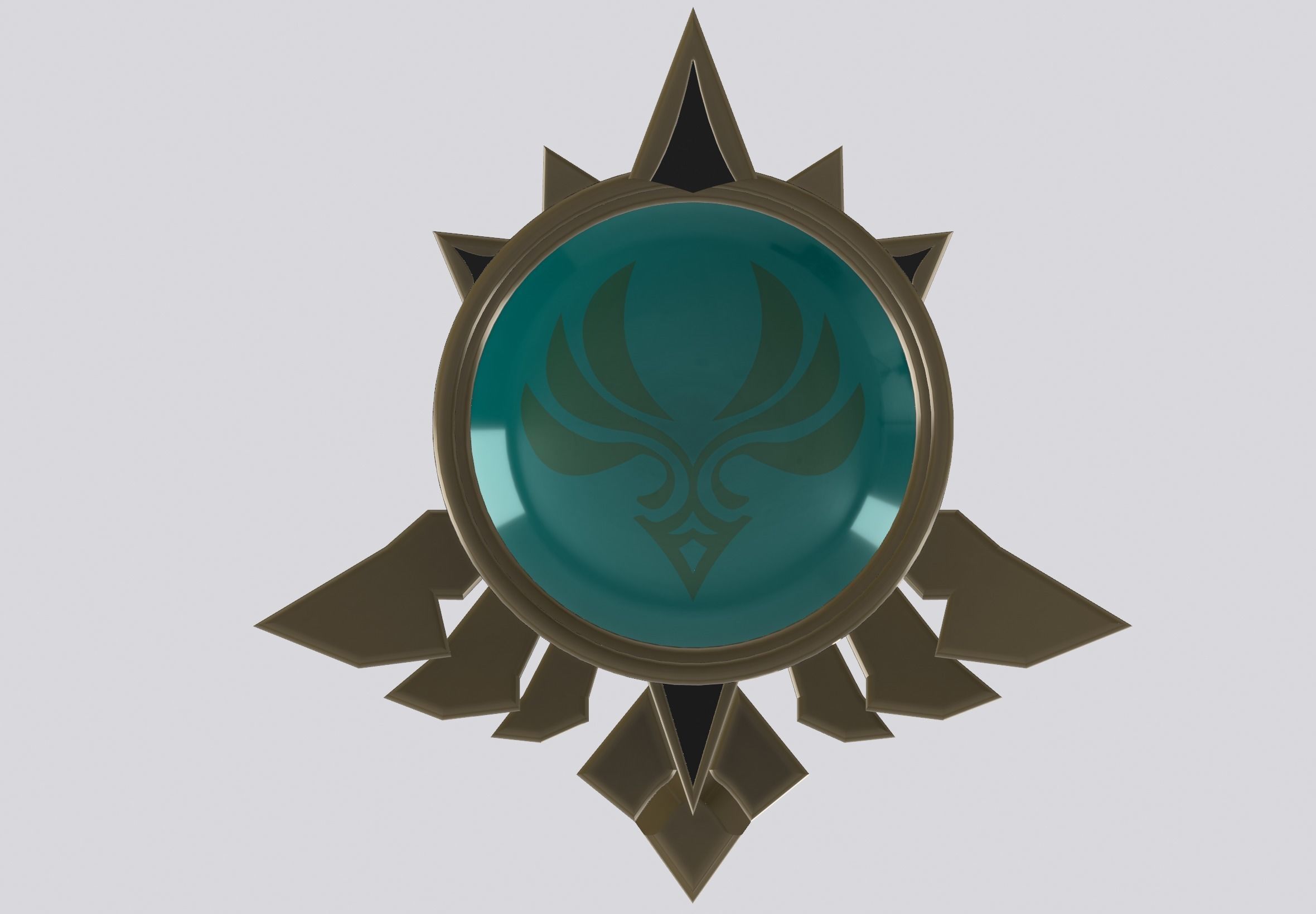 Mondstadt Anemo Vision Genshin Impact 3D model 3D printable | CGTrader