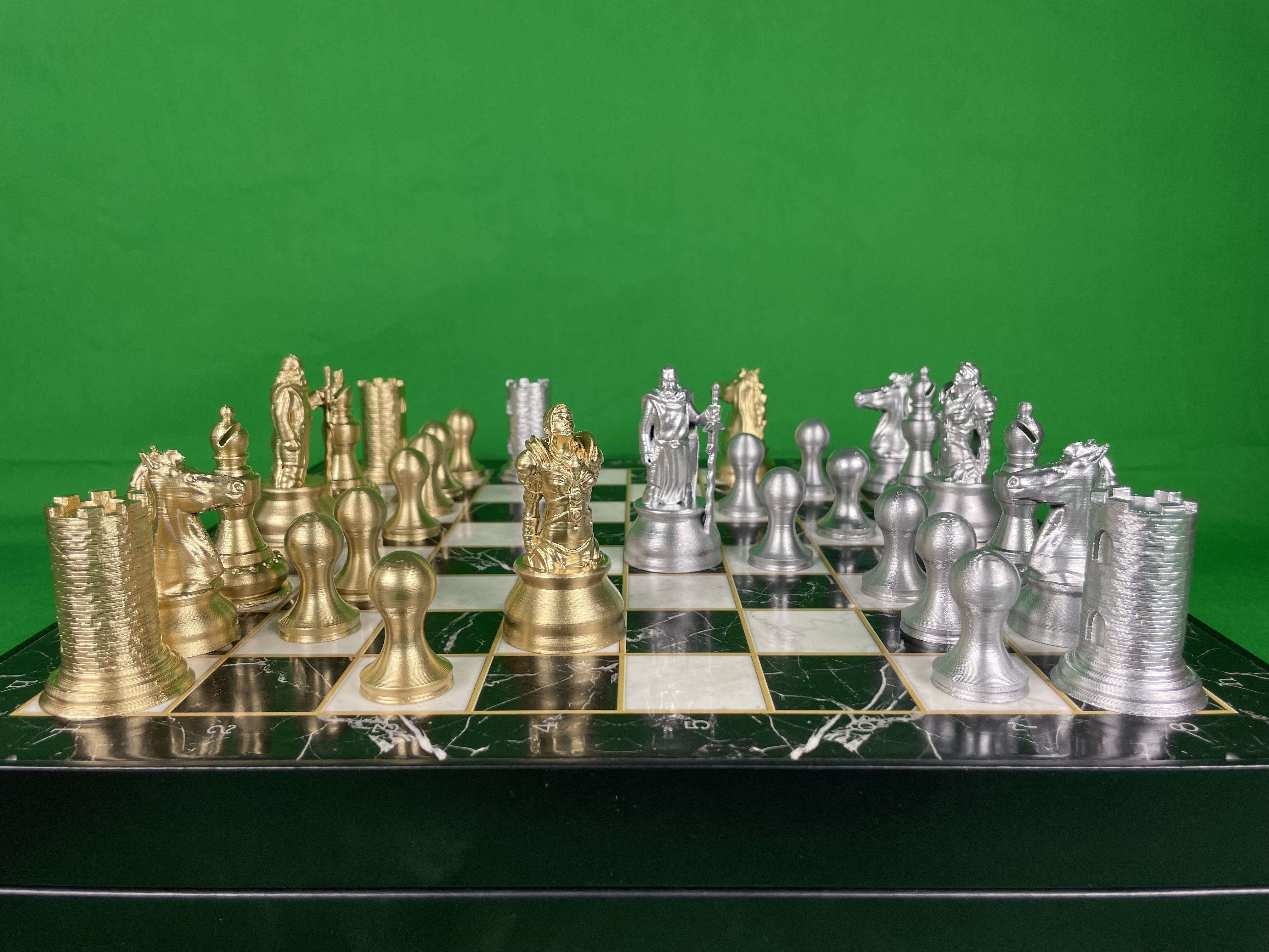 Knight Chess Set - Chevalier Chess 3D model 3D printable | CGTrader