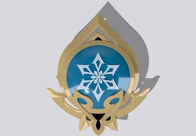 Sumeru Cryo Vision Genshin Impact 3D model 3D printable | CGTrader