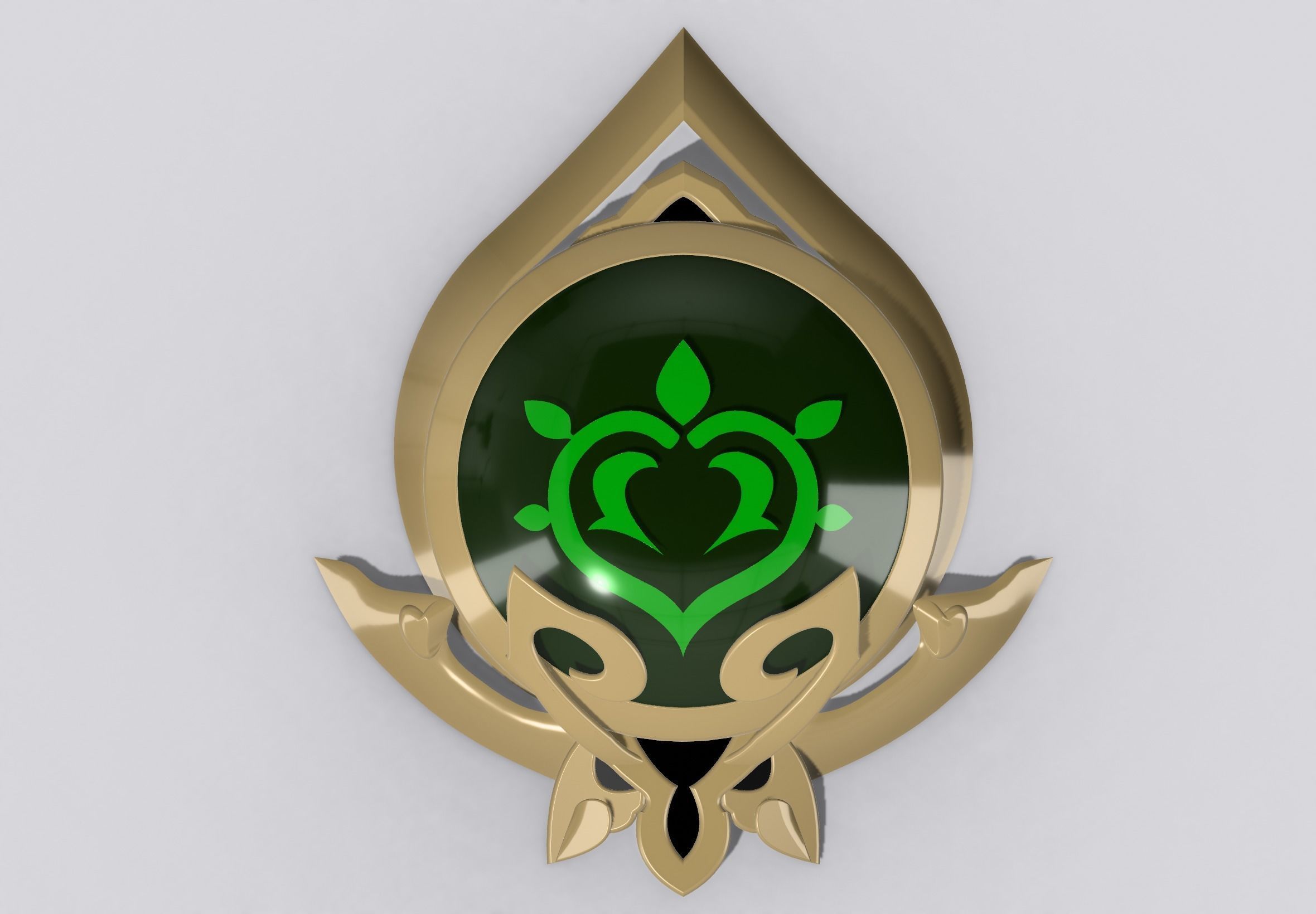 Sumeru Dendro Vision Genshin Impact 3D model 3D printable | CGTrader