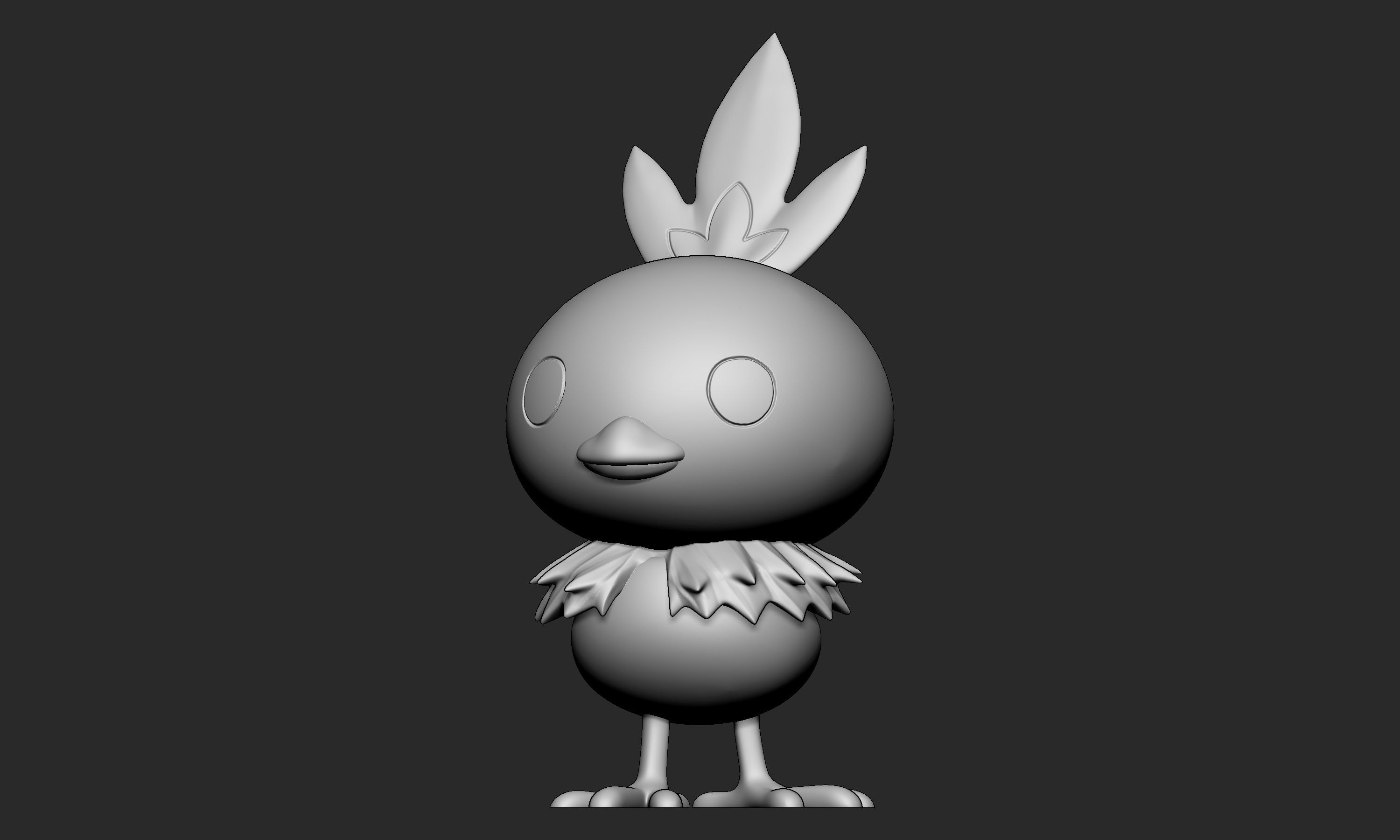 Pokemon - Torchic with 2 poses 3D model 3D printable | CGTrader