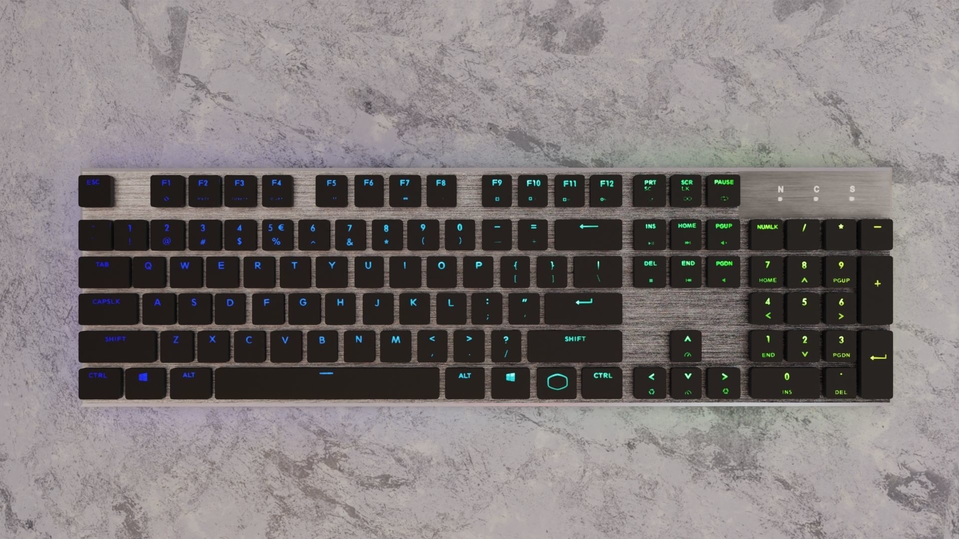 3D model Cooler Master SK650 Keyboard rgb VR / AR / low-poly | CGTrader