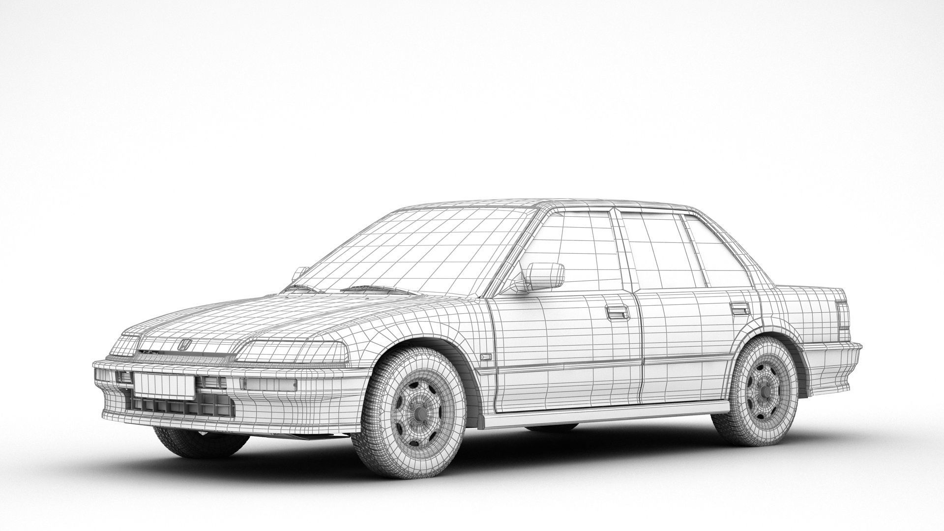 Honda Civic Ef Sedan 1990 3D model | CGTrader