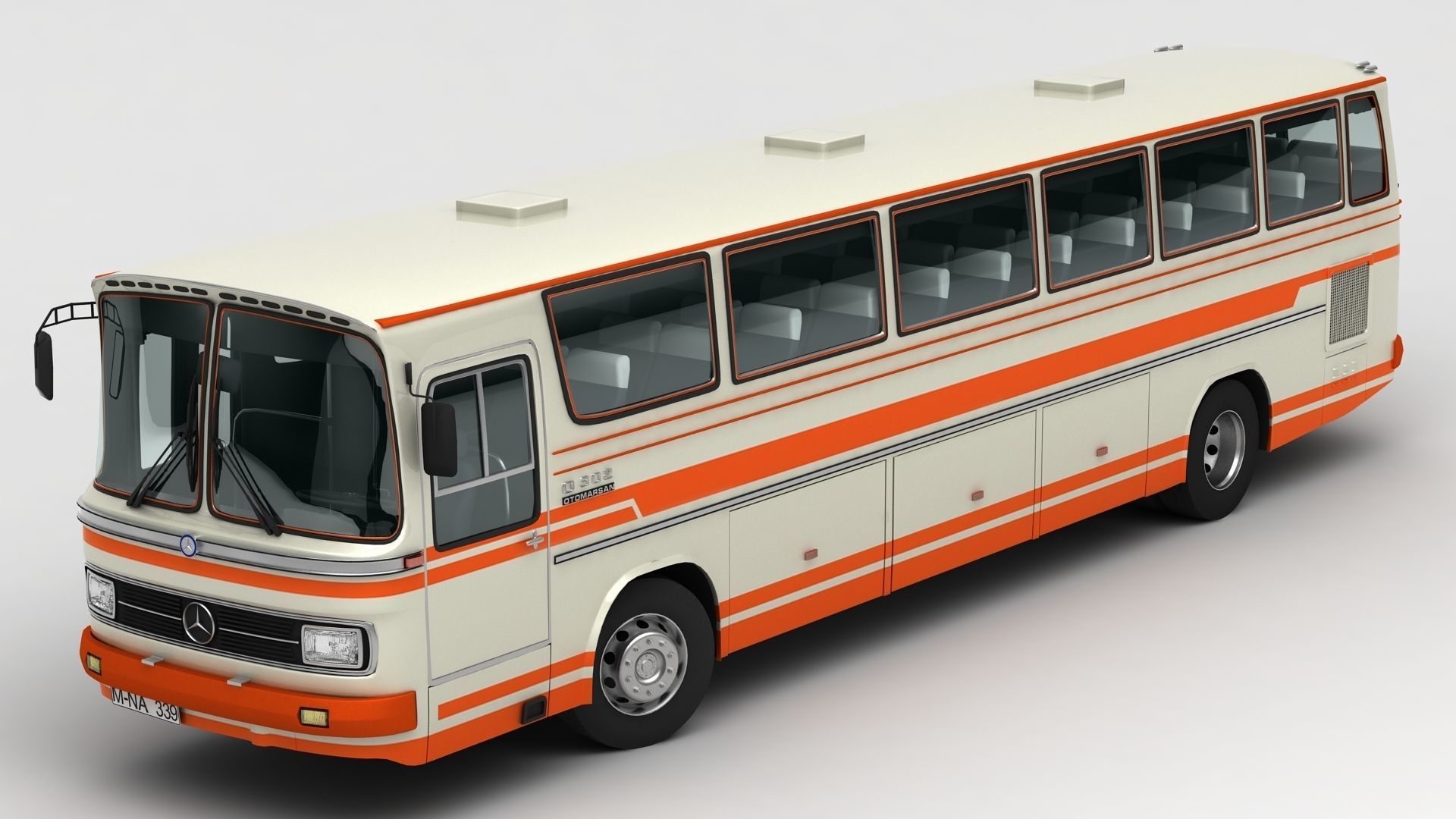 Mercedes Benz O302 3D model | CGTrader