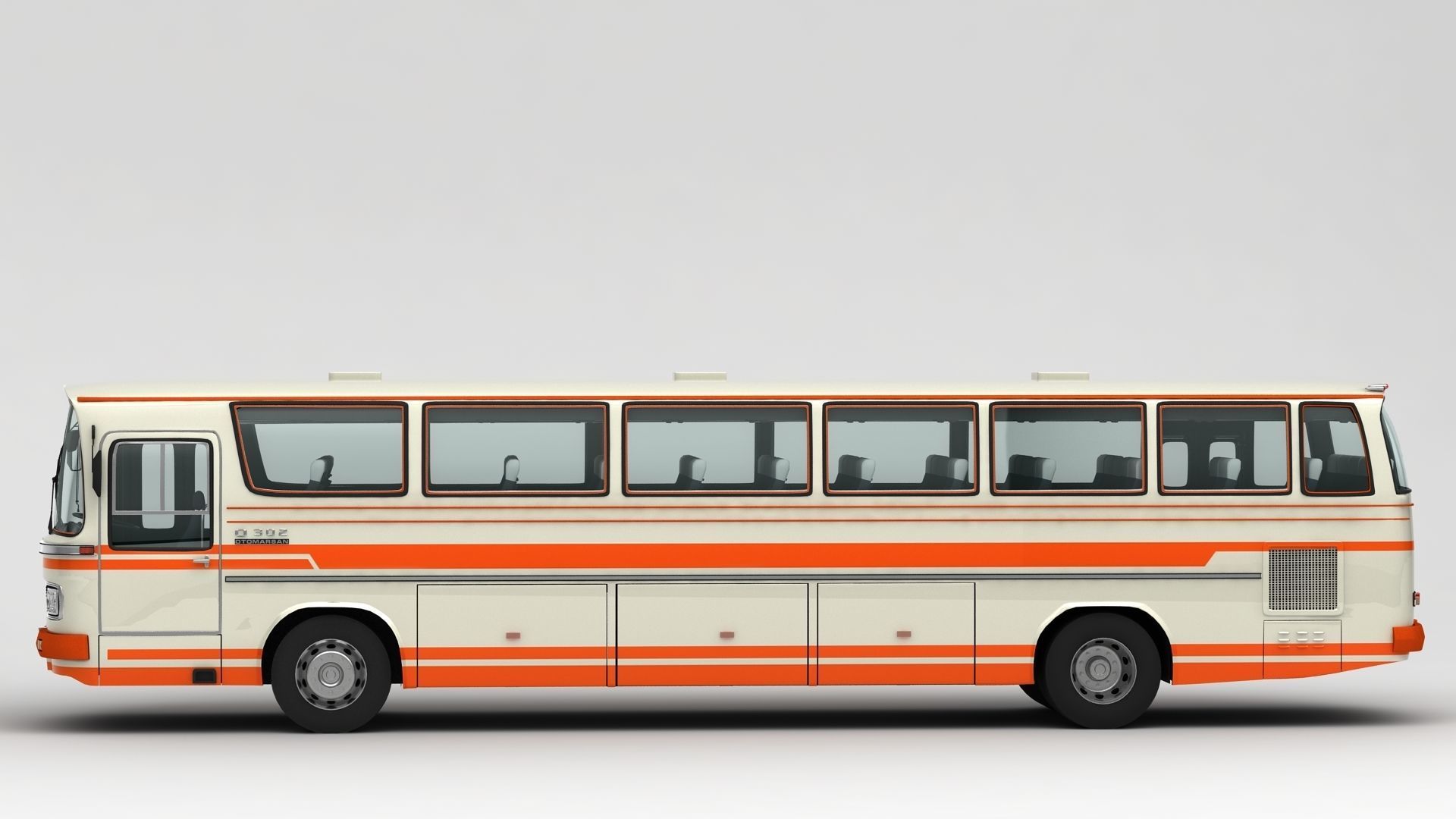 Mercedes Benz O302 3D model | CGTrader