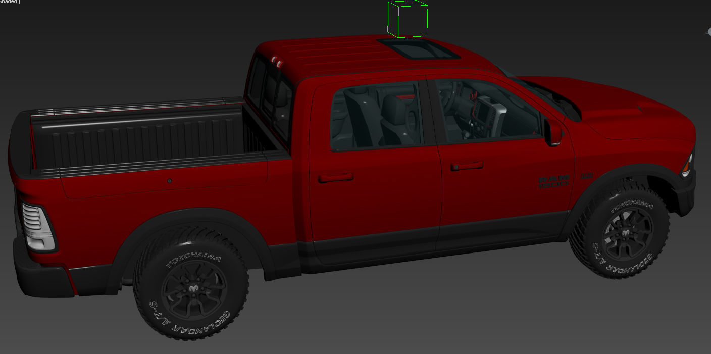 Dodge Ram Rebel 1500 3D model | CGTrader