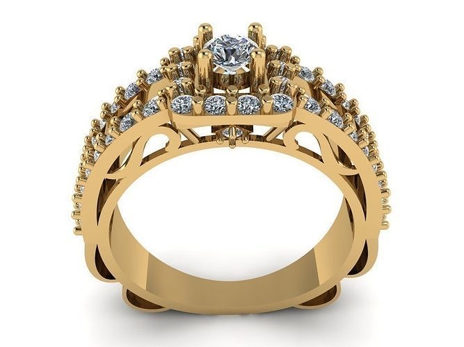 Rings 3D model 3D printable | CGTrader