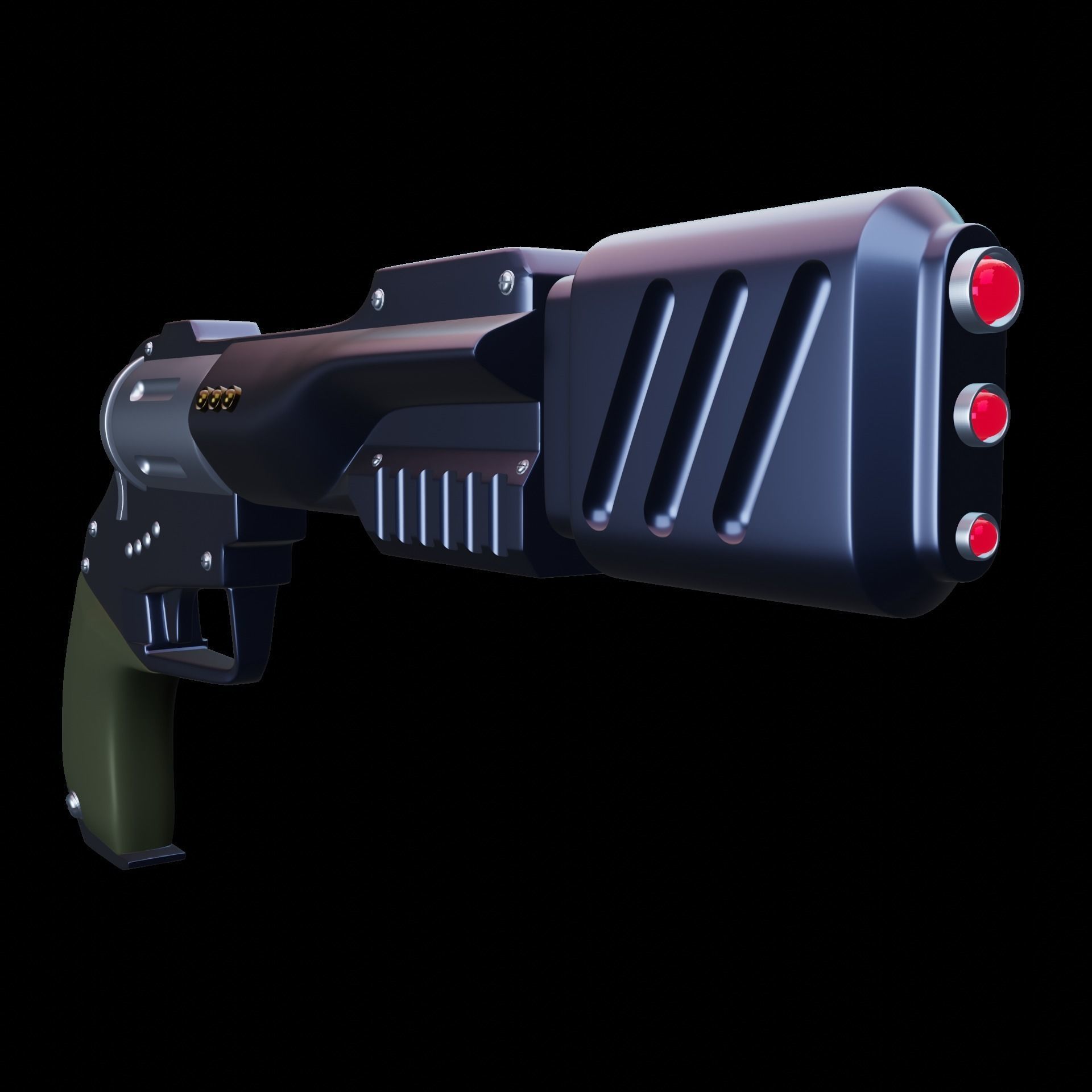 Stargate Particle Magnum Prop Cosplay 3D model 3D printable | CGTrader