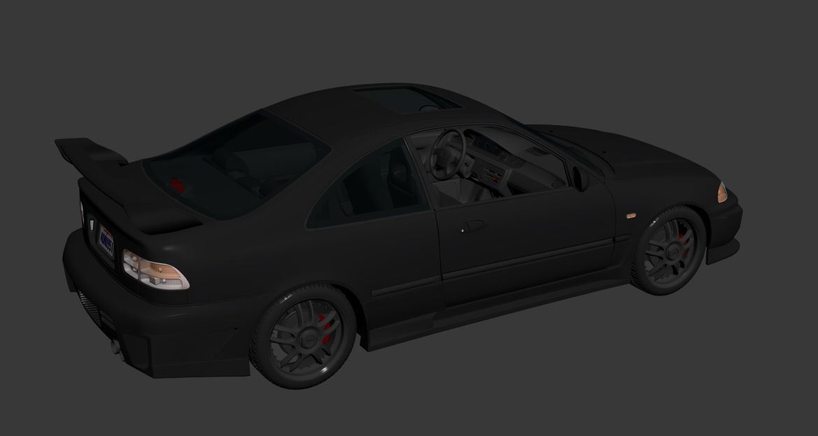Honda Civic EJ1 Coupe - The Fast and the Furious 3D model | CGTrader