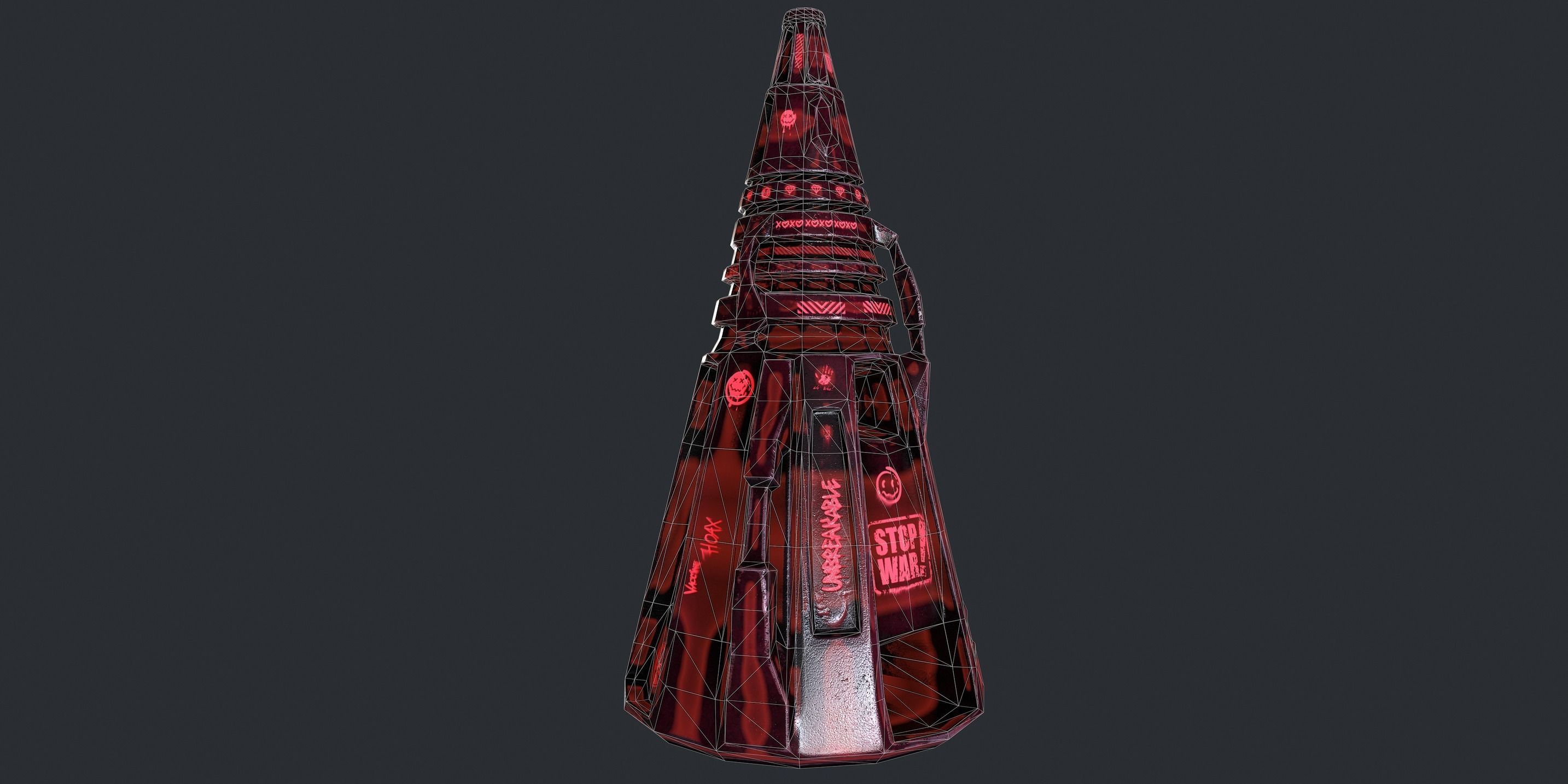 3D model Nuclear Mirage VR / AR / low-poly | CGTrader