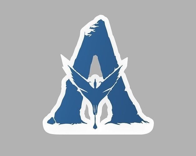 AVATAR 2 - LOGO 3D model 3D printable | CGTrader