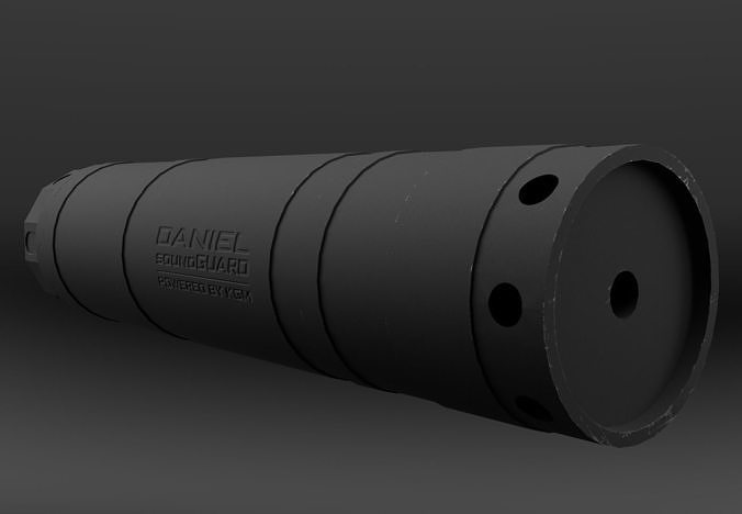 DANIEL DEFENSE SOUNDGUARD SG-556 free VR / AR / low-poly 3D model ...