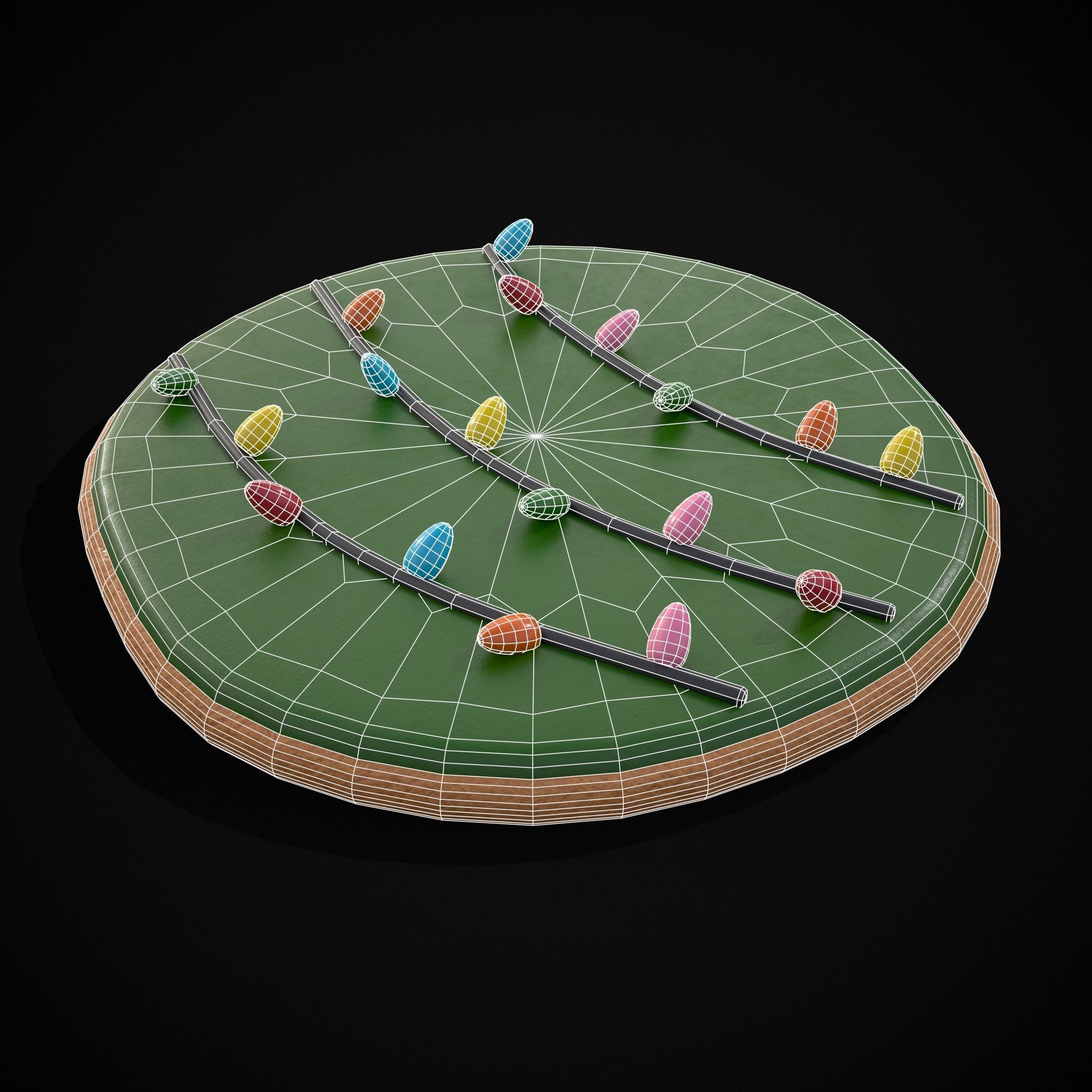 3D model Christmas Lights Cookie VR / AR / low-poly | CGTrader