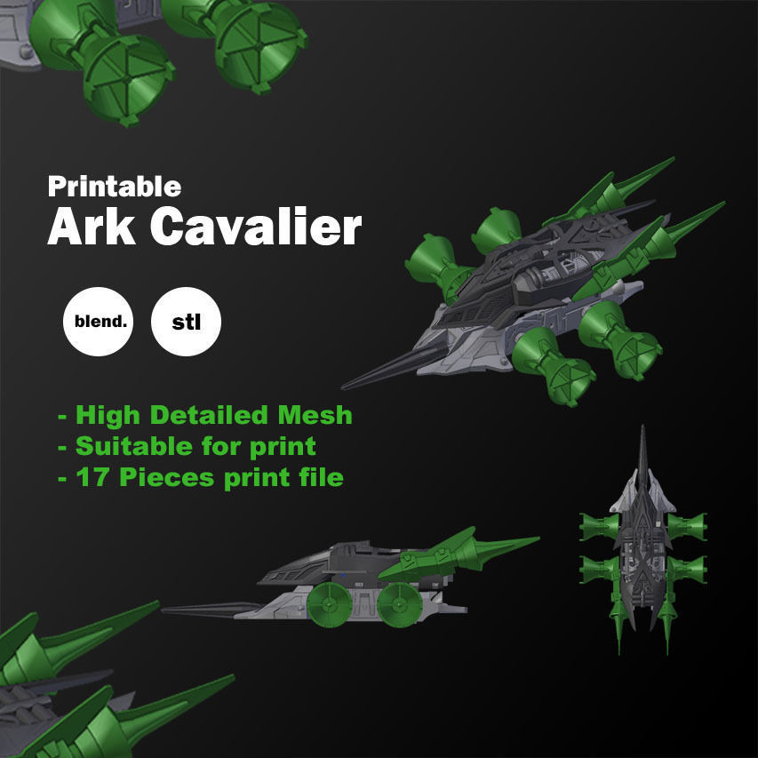 Ark Cavalier 3D model 3D printable | CGTrader