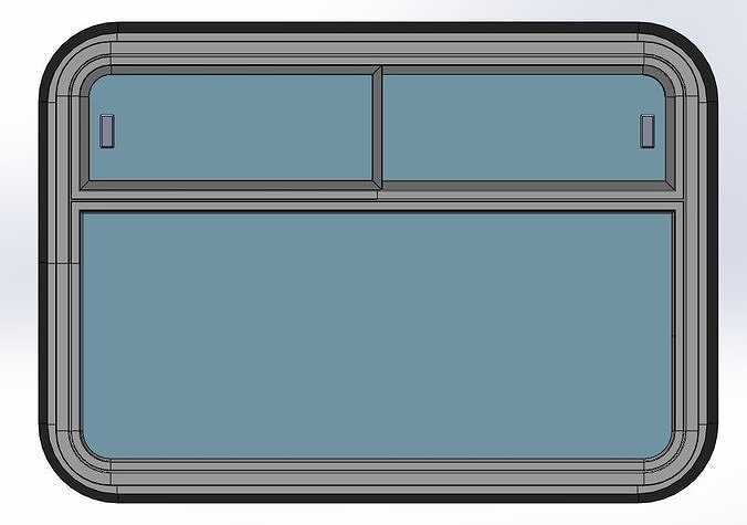 window in car 3D model rigged | CGTrader