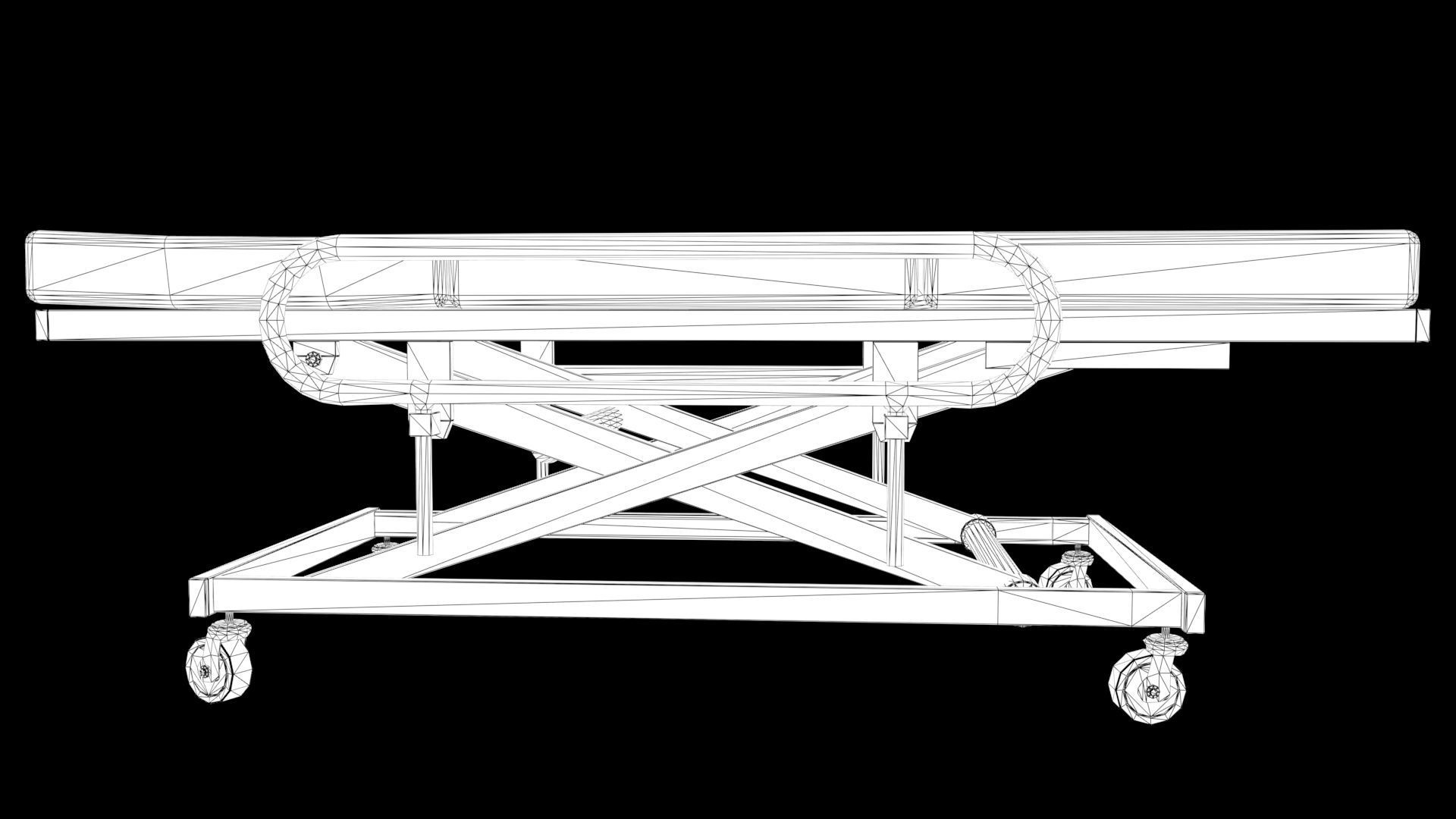 3D model Surgery bed VR / AR / low-poly | CGTrader