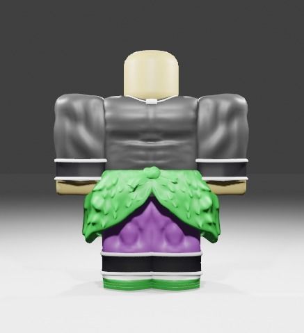 Roblox R6 Broly Morph 3D model | CGTrader